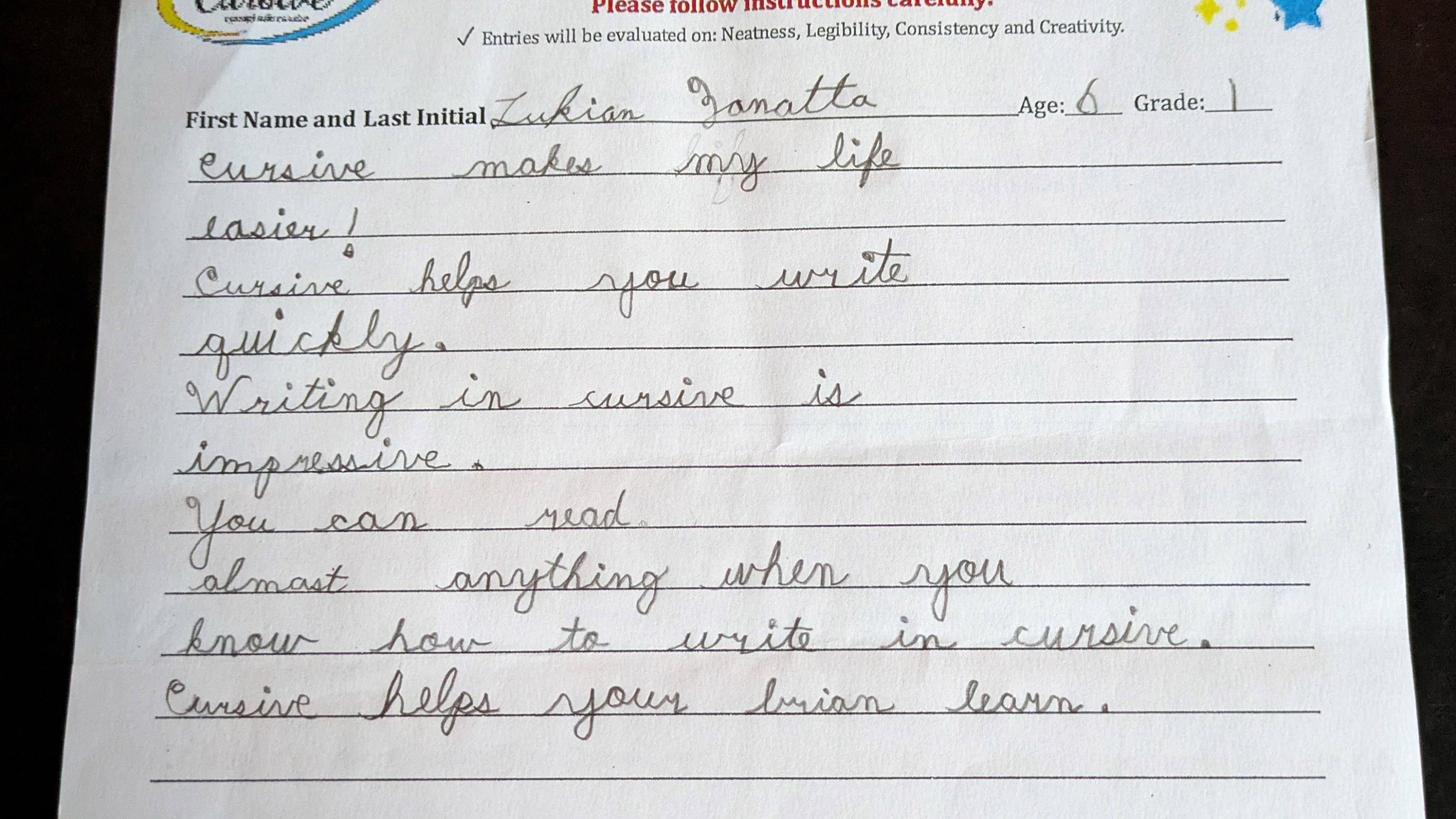 Making Their Mark: Hume Students Lead North America in the 2026 Cursive ...